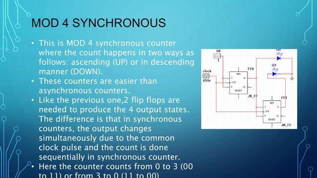 COUNTERS [Synchronous and Asynchronous] | PPT
