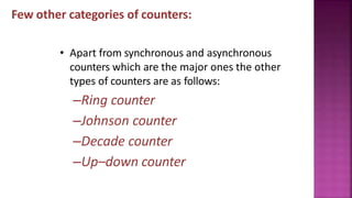 Presentation on Counters for (Digital Systems Design).pptx