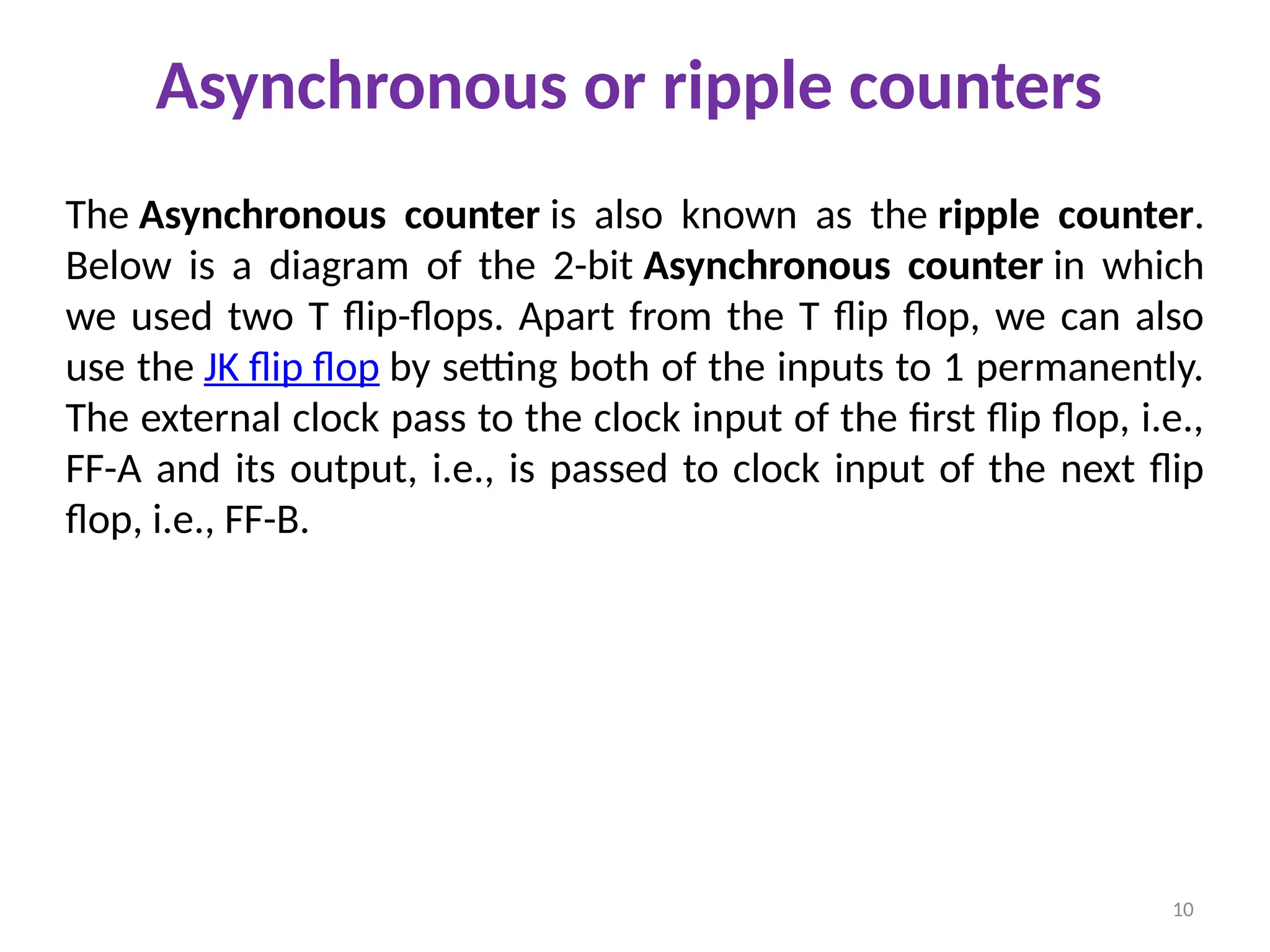 Digital Counters Demystified: Fundamentals & JK‑Flip‑Flop Design | PPTX