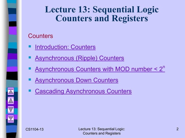 counters and registers | PPT