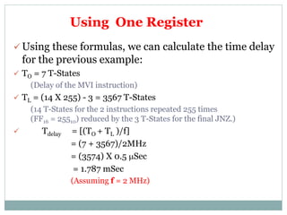 Counters & time delay | PPTX