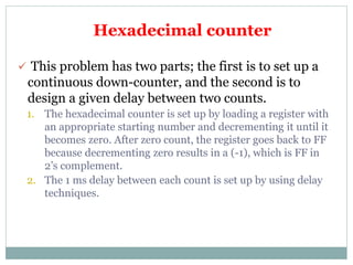 Counters & time delay | PPTX