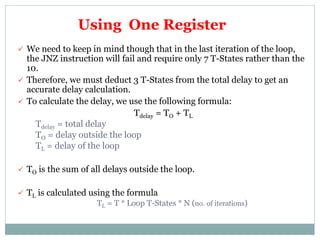 Counters & time delay | PPTX