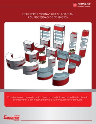 Vitrinas y Counters de Perfiles de Aluminio | PDF