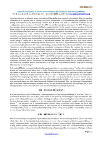 Counter Terrorism and the Protection of Human Rights in the Perspective ...