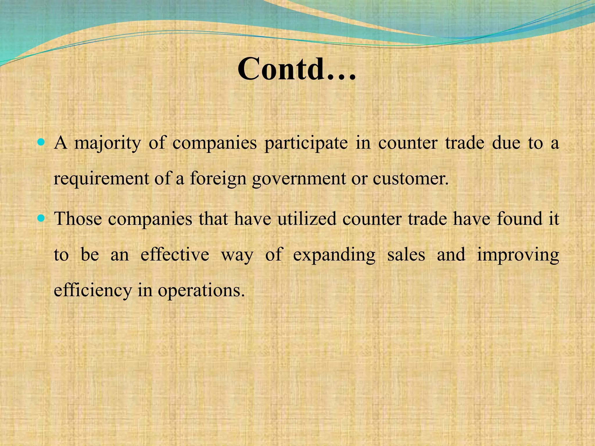 Counter trade | PPTX
