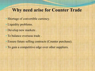 Counter trade | PPTX