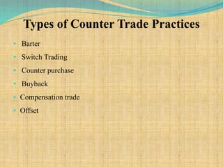 Counter trade | PPTX