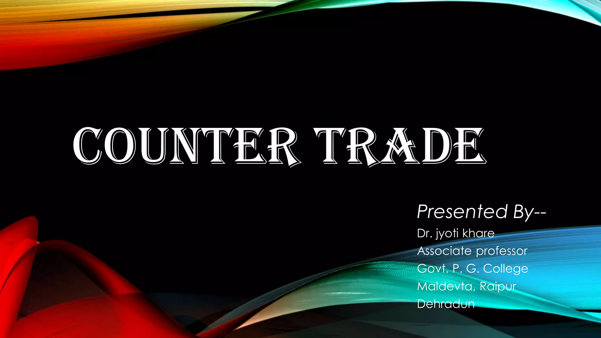 Counter trade | PDF