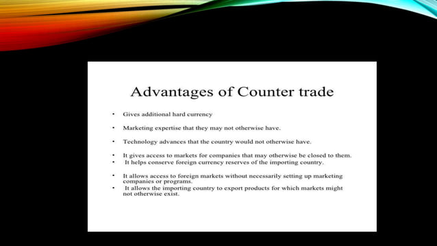 Counter trade | PPT