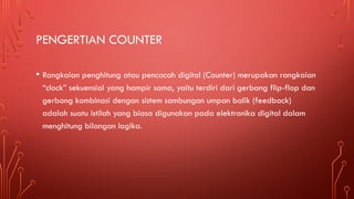 Counter up & counter down penghitung digital | PPT