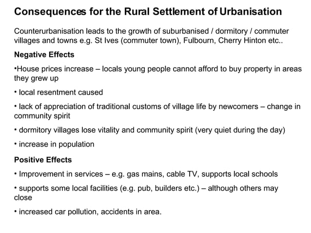 Counterurbanisation | PPT