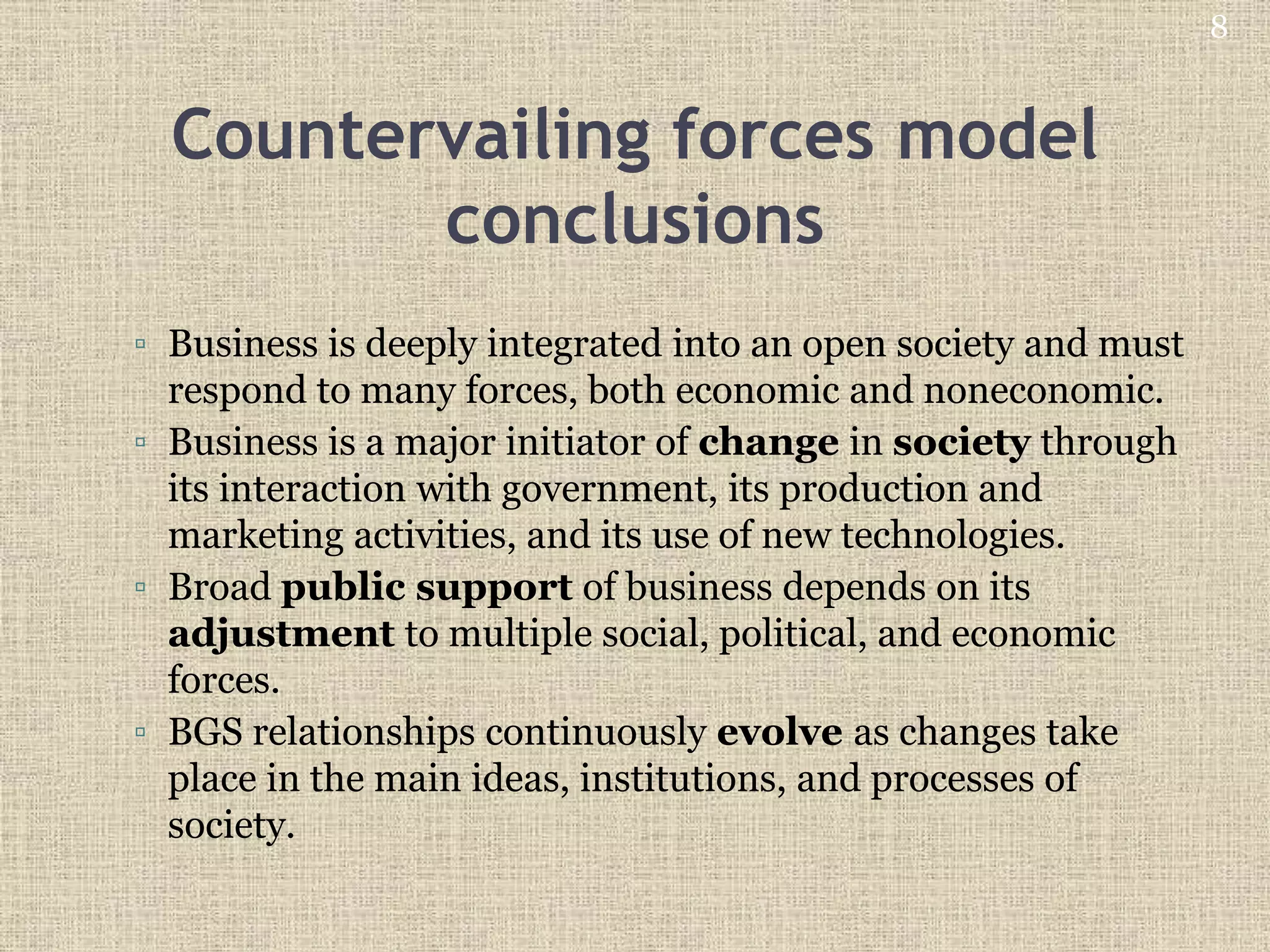 Countervalling force model bgs vtu | PPTX