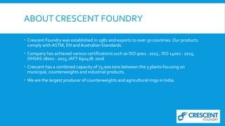 Counterweight Design & Lifting System | PPTX