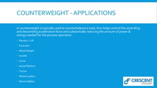 Counterweight Design & Lifting System | PPTX