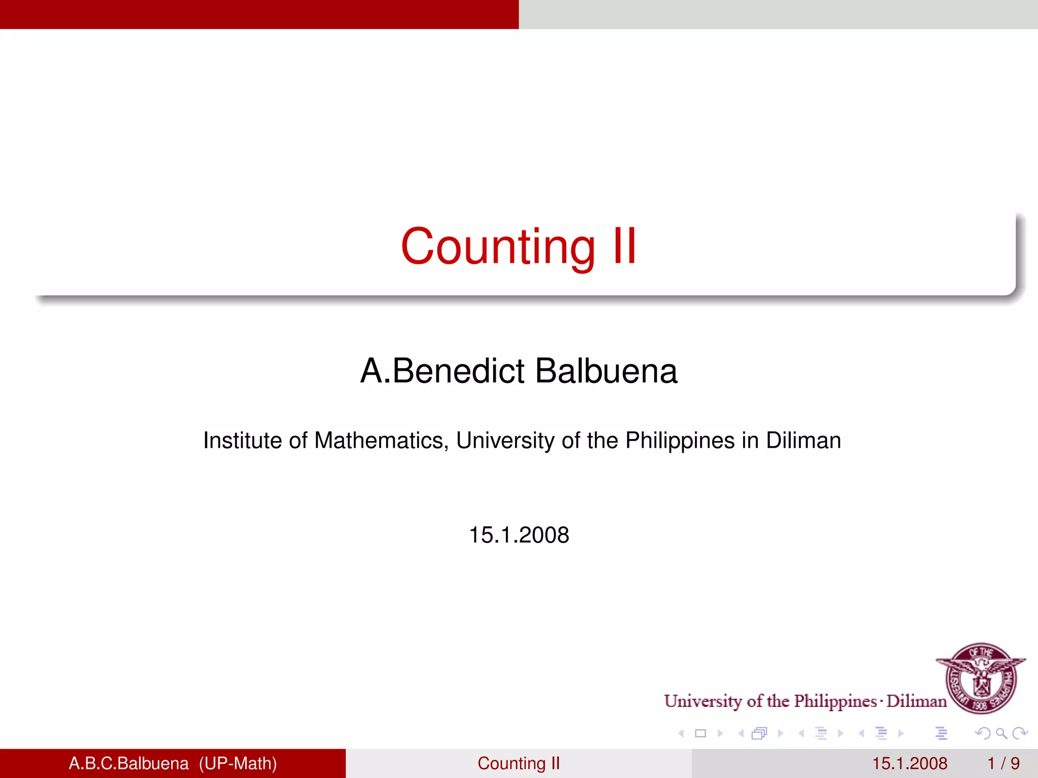 counting | PPT