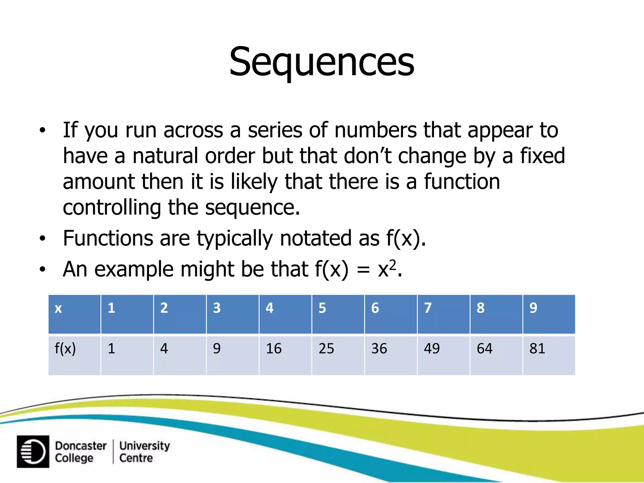 Counting and Sequences | PPTX