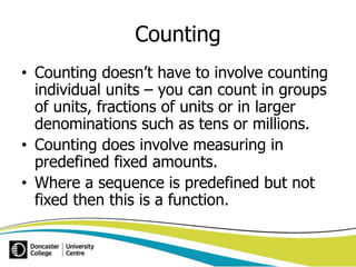 Counting and Sequences | PPTX