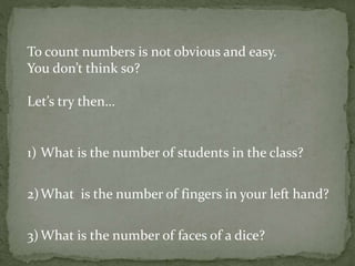 Counting | PPT