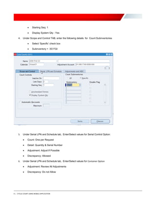 Counting -cycle_count_using_mobile_application | PDF