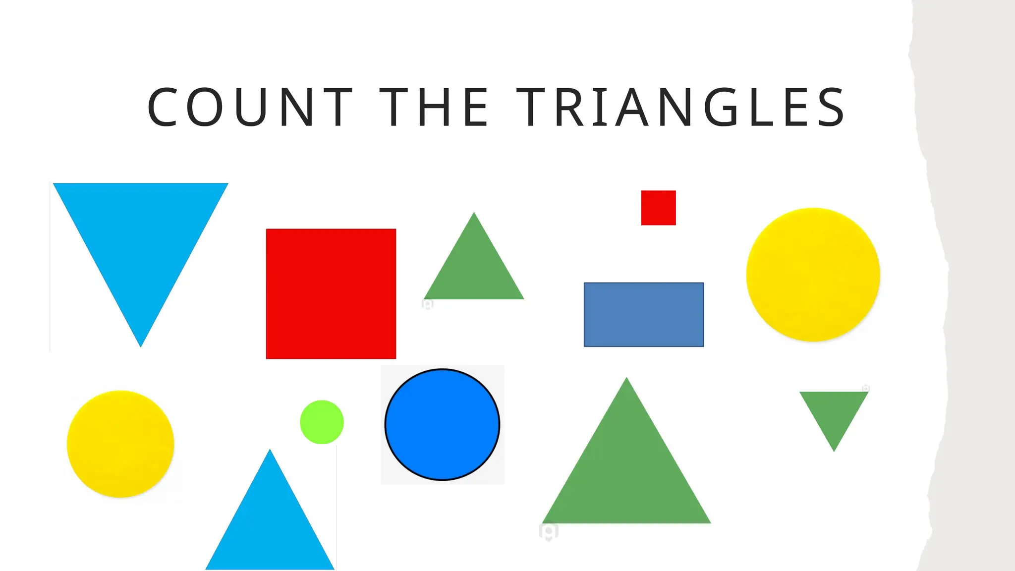 Counting Shapes for Kindergarten Count 1-10 | PPTX