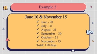 Counting-the time between dates in mathematics of Investments .pptx ...
