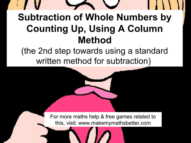 Counting Up To Subtract | PPT