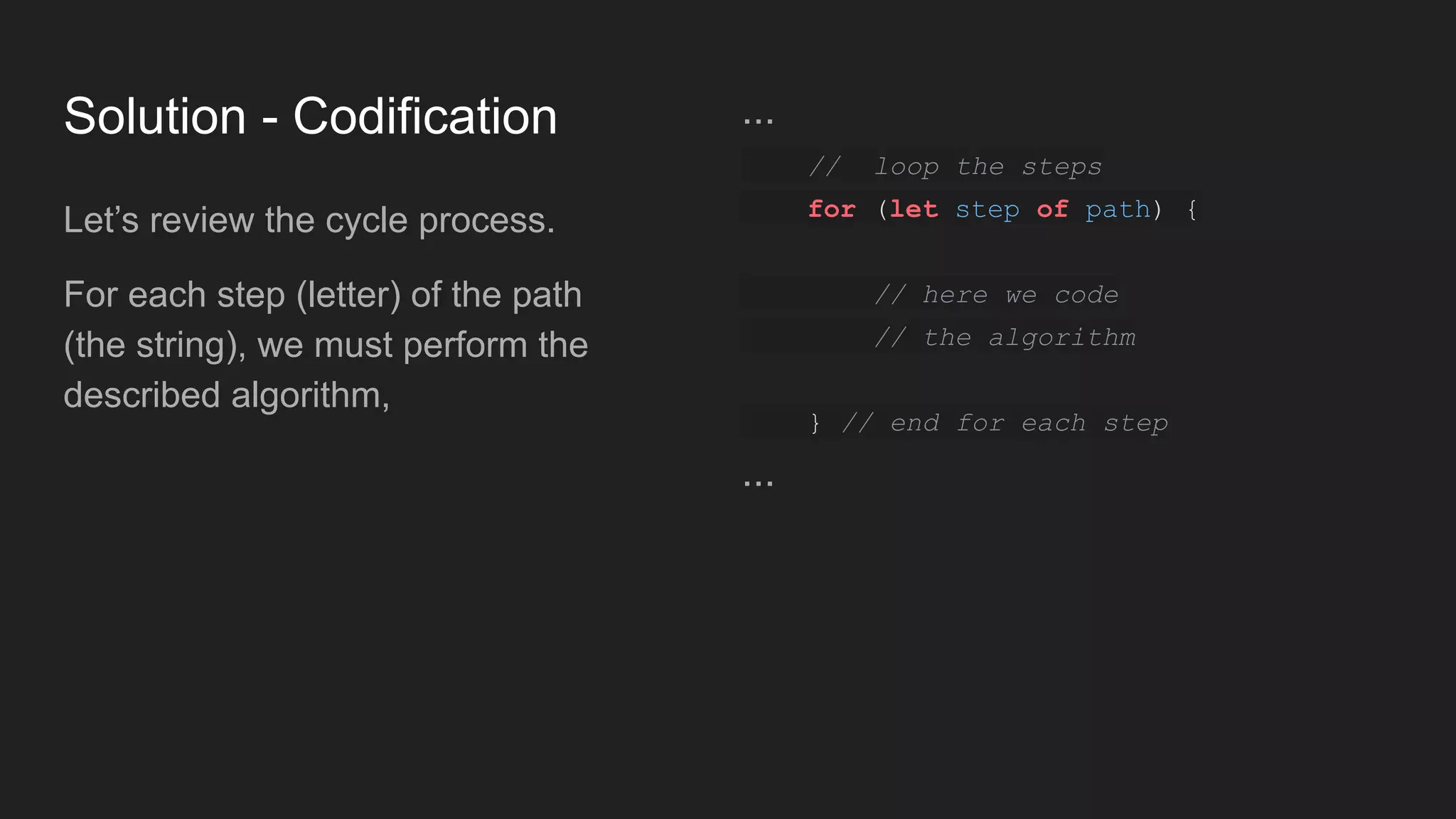 Counting valleys from Hackerrank solution explained | PPT