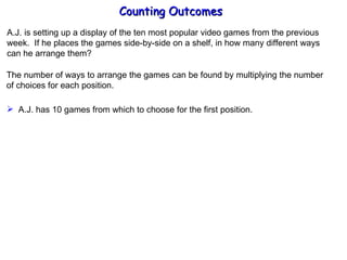 Counting | PPT