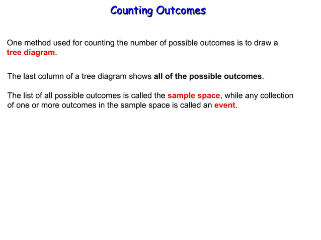 Counting | PPT