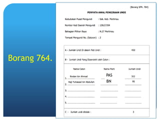 Counting agents ge13 handout version | PPTX | Elections | Politics