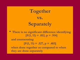 Identifying vs. Enumerating Objects | PPTX