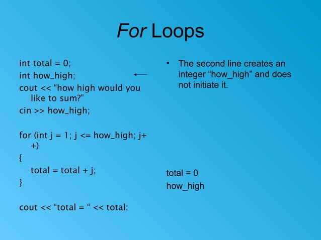Counting and looping | PPT