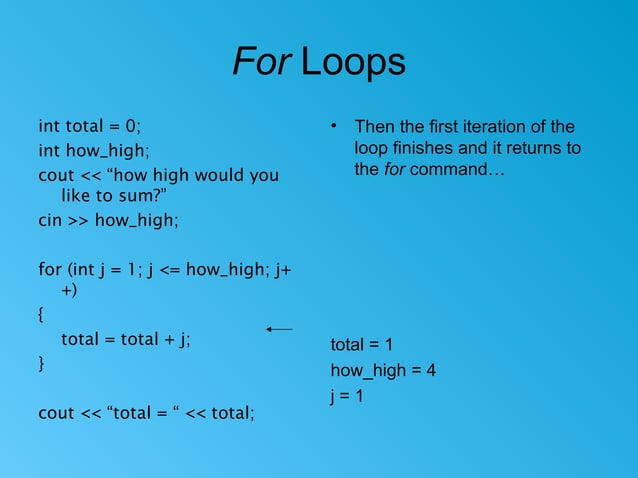 Counting and looping | PPT