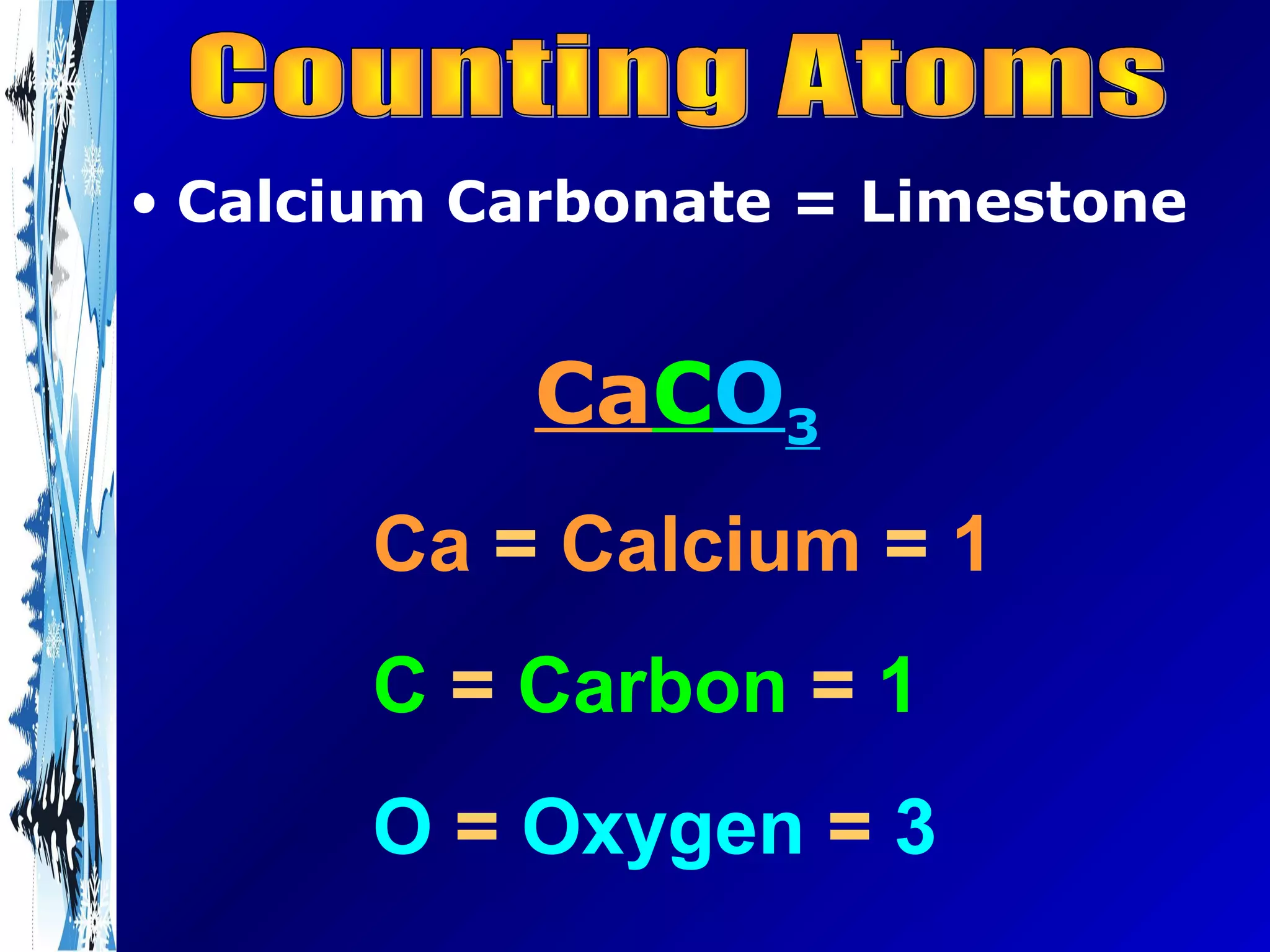 Counting Atoms | PPT