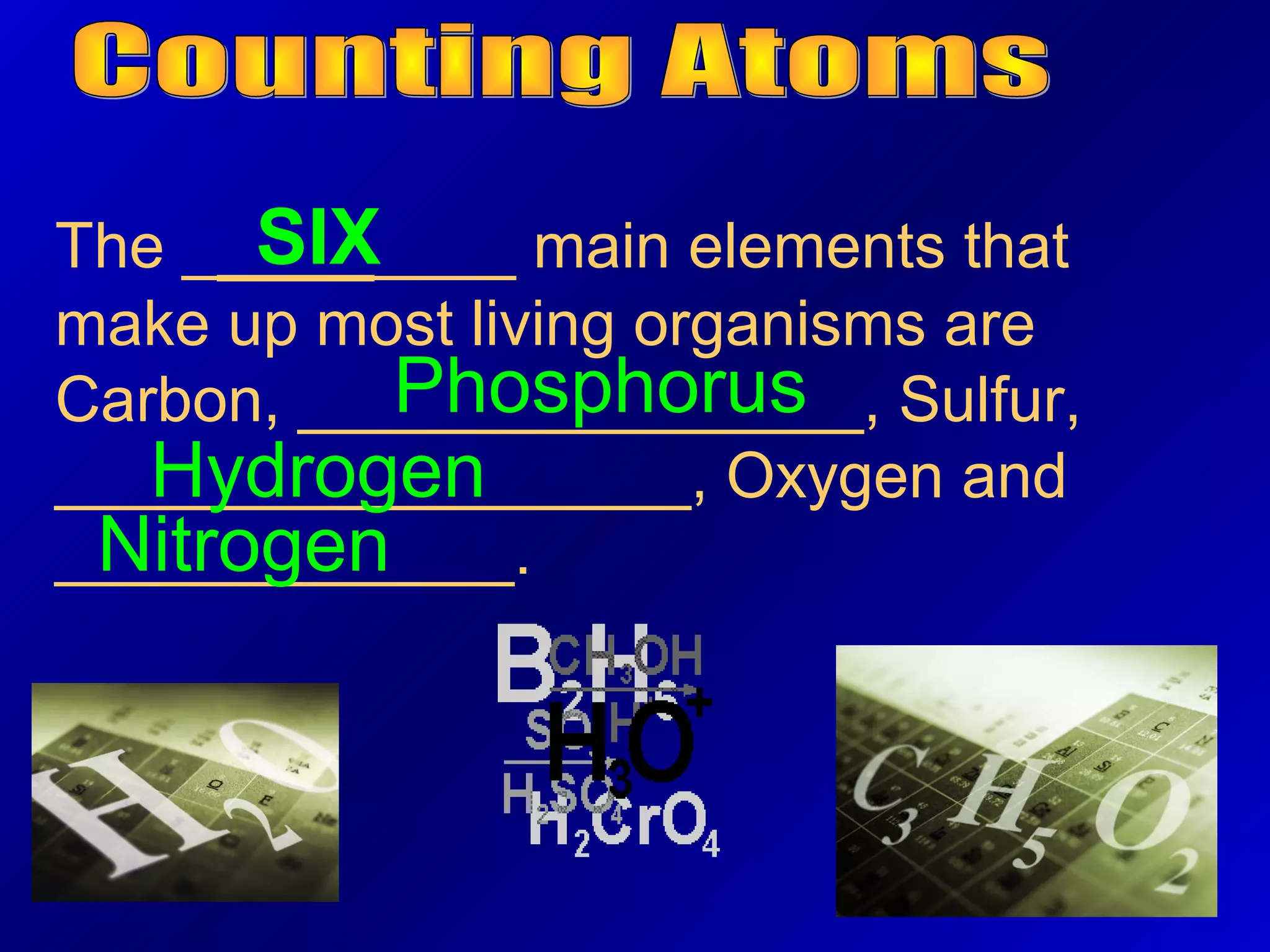 Counting Atoms | PPT