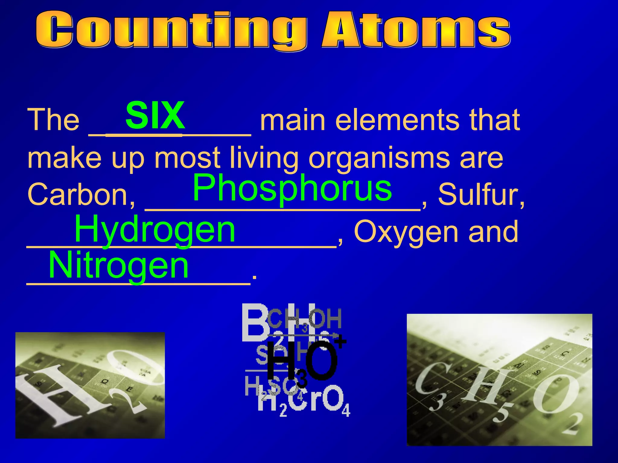 Counting Atoms Day 2 | PPT