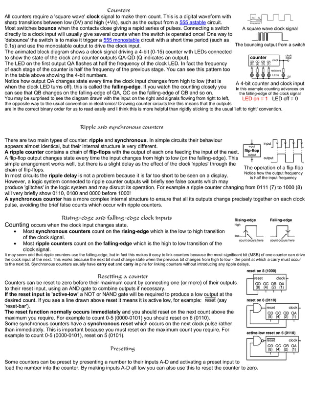 Counting circuits | PDF | Chemistry | Science