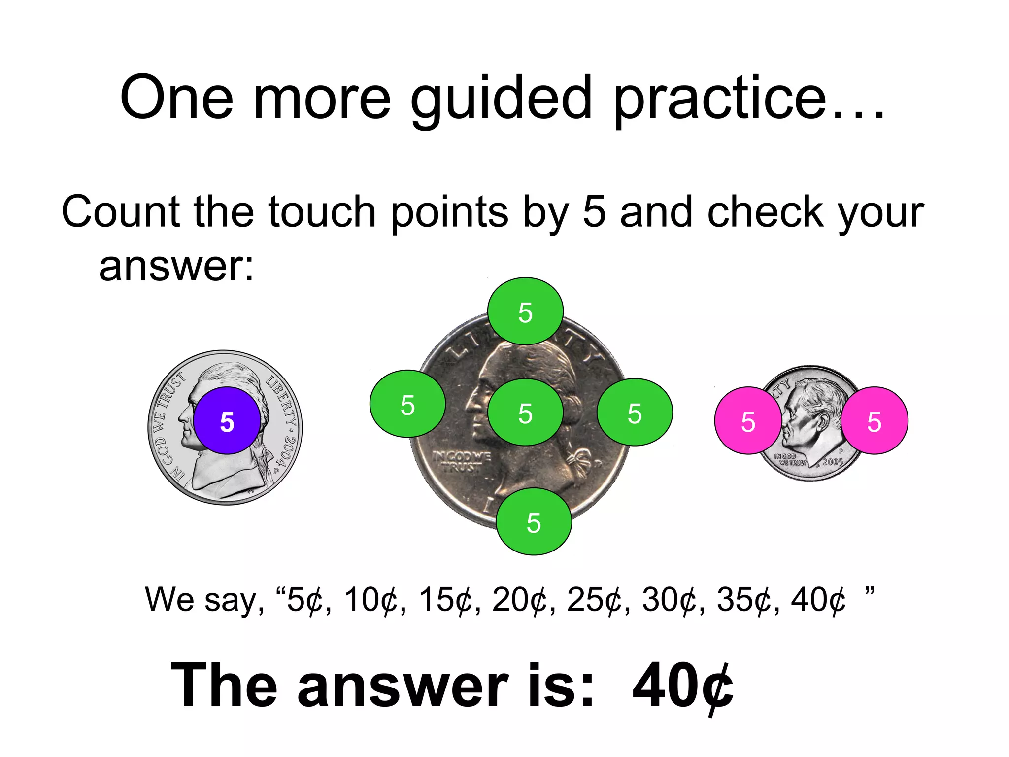 Counting coins touch_point_intro | PPT