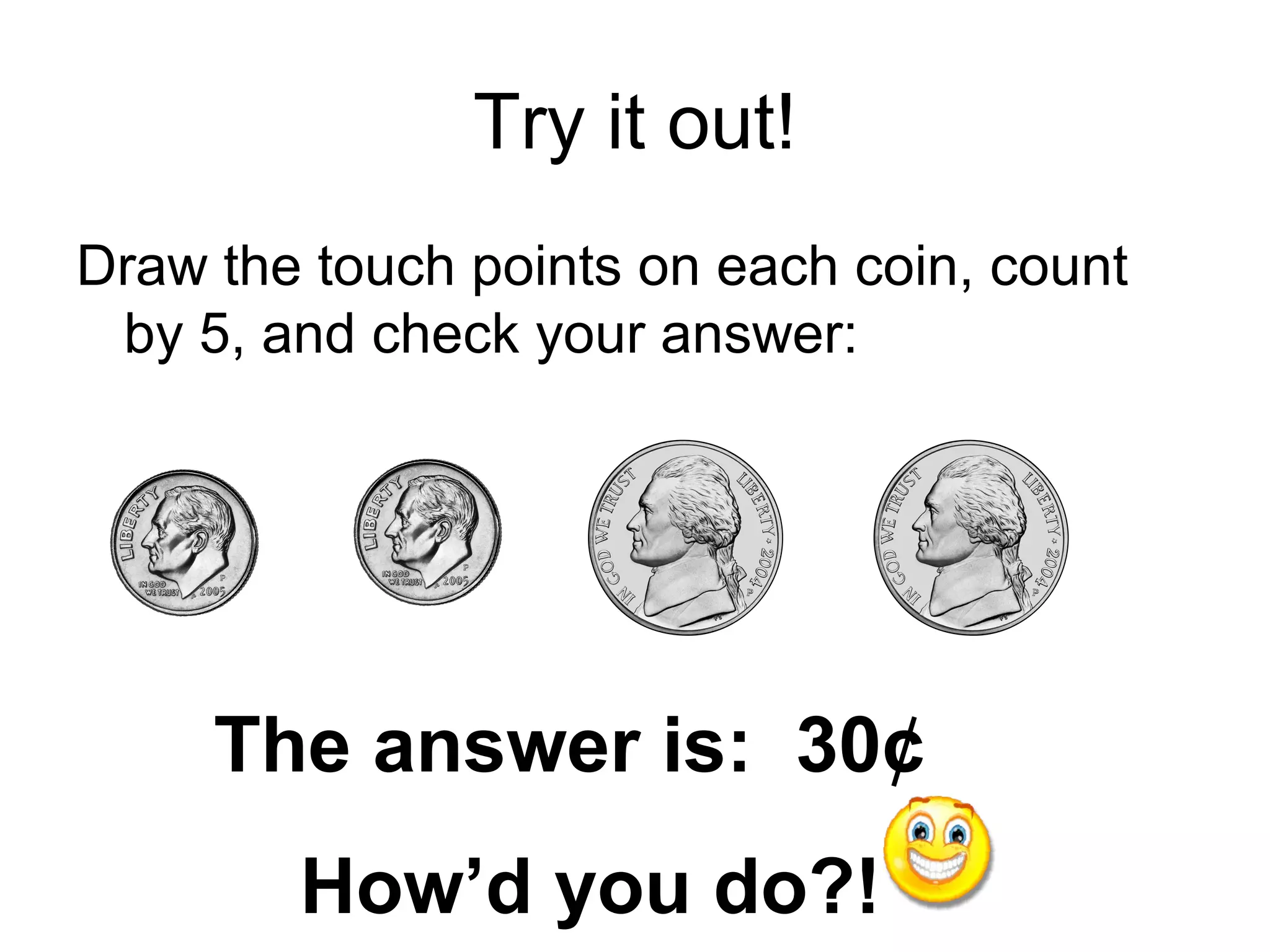 Counting coins touch_point_intro | PPT