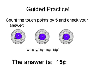 Counting coins touch_point_intro | PPT