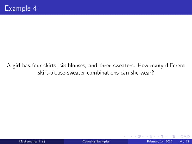 Counting examples | PPT