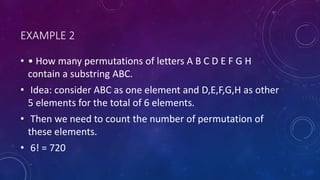 Counting, mathematical induction and discrete probability | PPTX