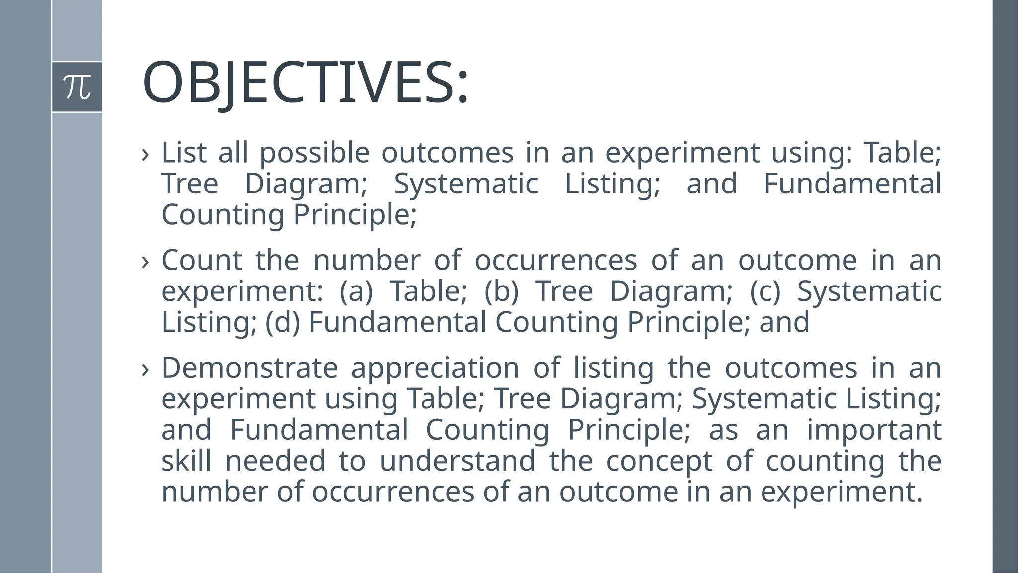 COUNTING METHODS AND TECHNIQUES IN AN EXPERIMENT.pptx