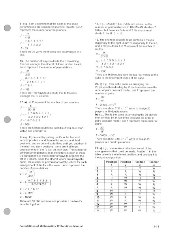Counting methods solutions