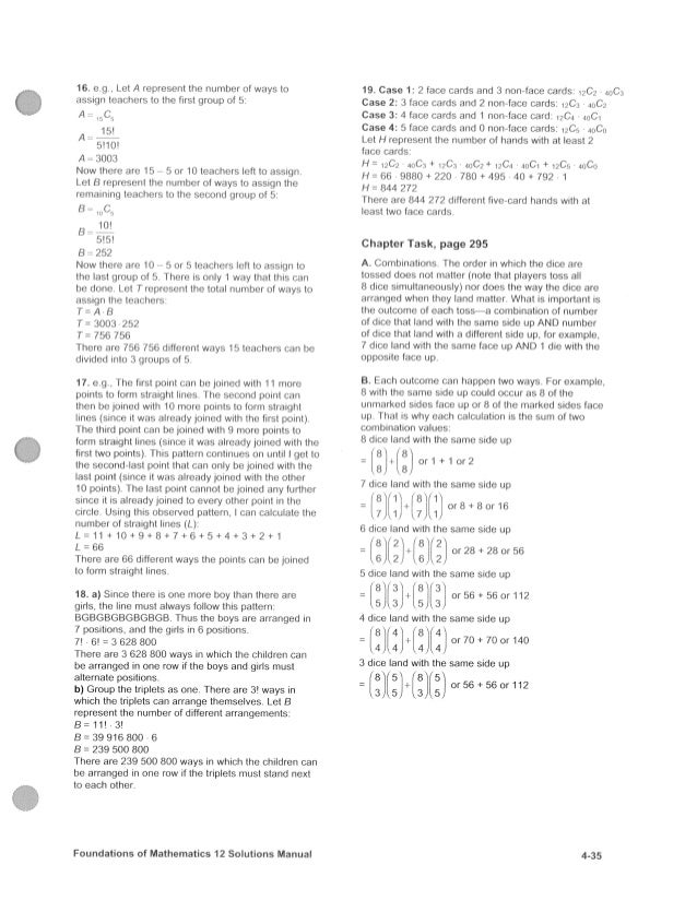 Counting methods solutions