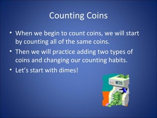 Counting money | PPT