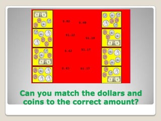 Counting Money and Making Change | PPTX