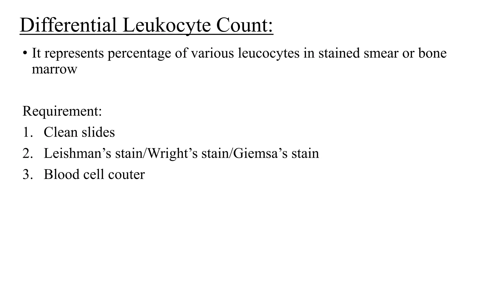 Counting of rbc and wbc | PPTX