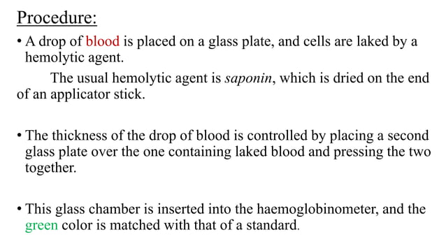 Counting of rbc and wbc | PPTX